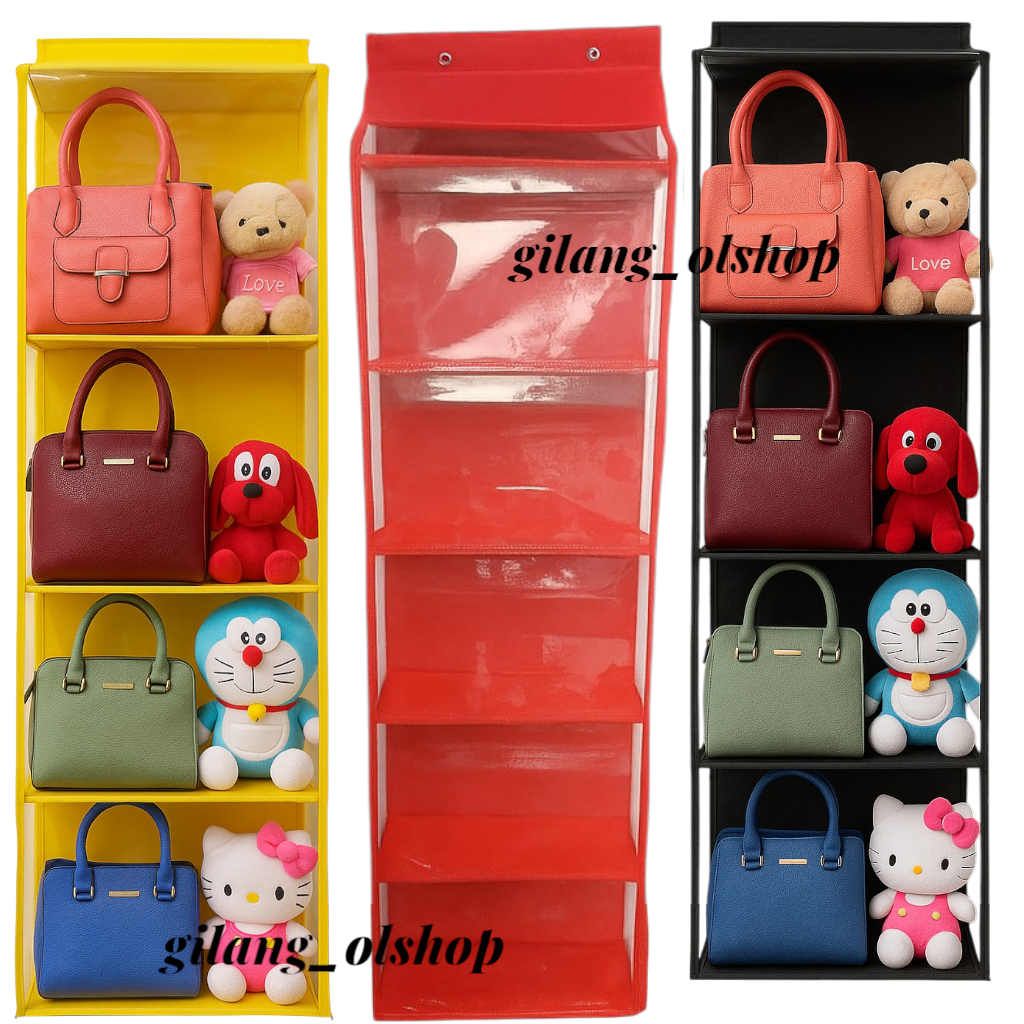 Jual HBO RAK TAS ALAS TRIPLEK gantung Mika FULL RESLETING RAK SET ...