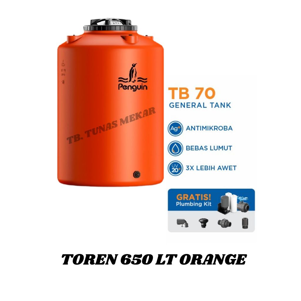 Jual Tangki Air / Tandon Penguin 650 Liter - TB 70 / Tandon Penguin ...