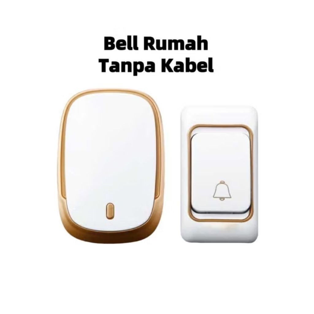 Jual BEL RUMAH TANPA KEBEL / BEL RUMAH WIRELESS / DOOR BELL PINTU 1 ...