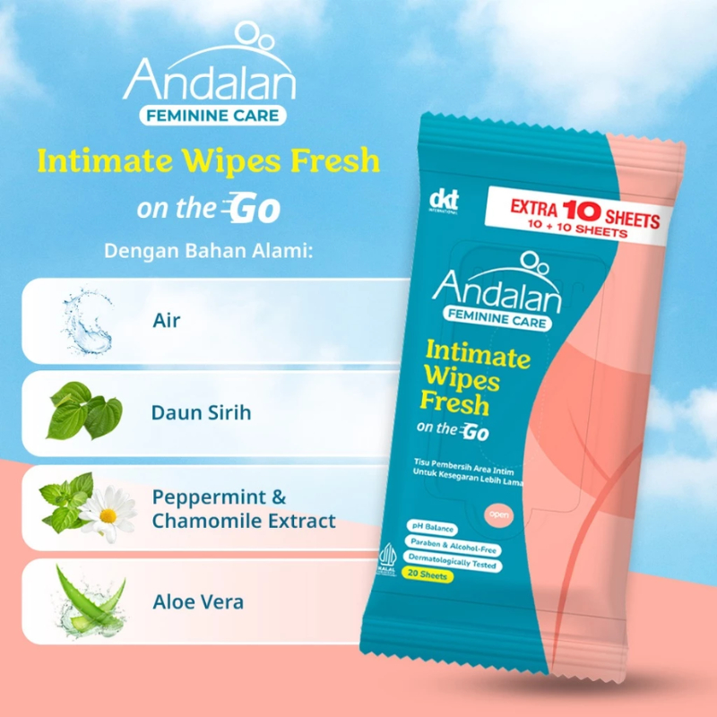 Jual Tissue Andalan 1 Pack Intimate Wipes Beli Tissue Basah Intimate ...