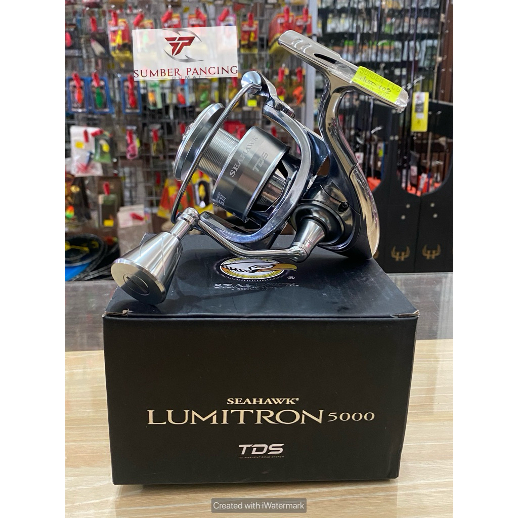 Jual Reel Seahawk Lumitron power handle | Shopee Indonesia