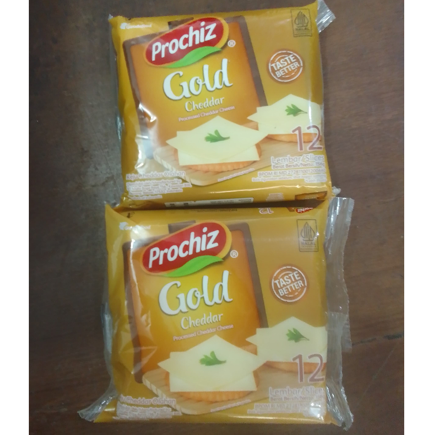Jual Prochiz Gold Cheddar Cheese Slice | Shopee Indonesia