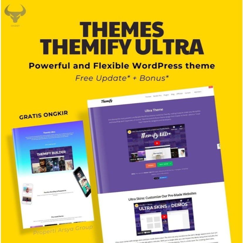 Jual WEBKIT - Themify Ultra Premim Wordpress Theme - GPL | Shopee Indonesia