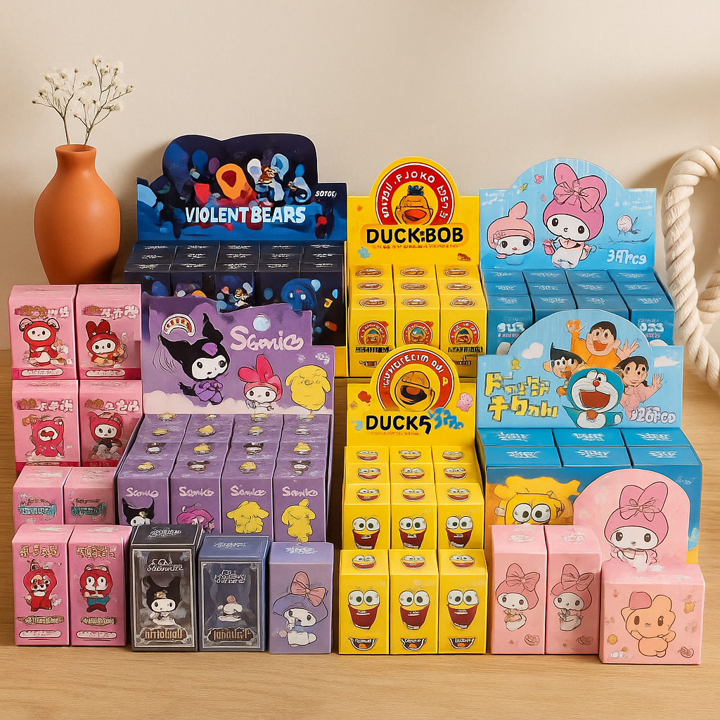 Jual Koleksi Mainan Blind Box Karakter Kuromi My Melody Doraemon ...