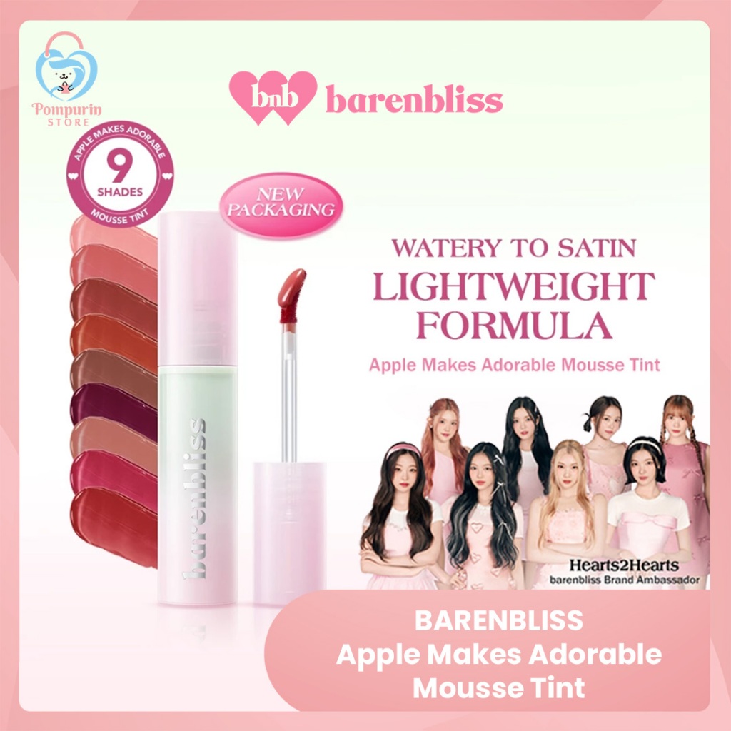 Jual BNB Barenbliss Apple Makes Adorable Mousse Tint - Tidak Lengket ...
