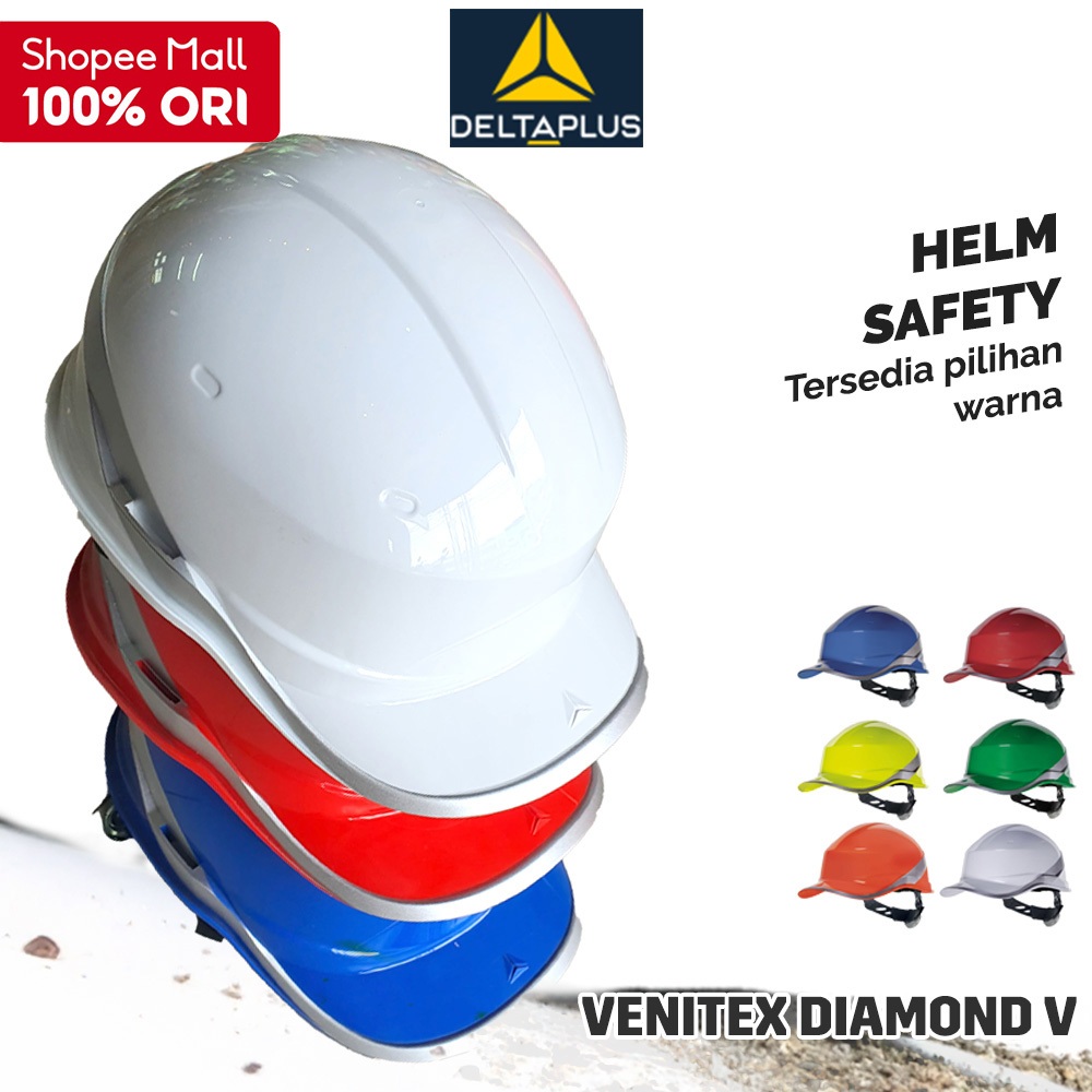 Jual Helm Proyek Delta Plus Venitex Diamond V Safety Helmet DeltaPlus ...