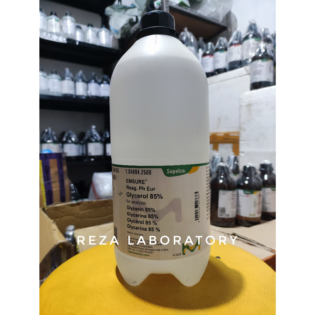 Jual Glycerol / C3H8O3 / Gliserol PRO ANALIS MERCK 104094 REPACK - 50mL ...