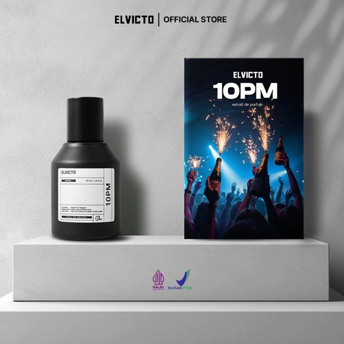 Jual PROMO ELVICTO 10 PM PARFUM 35ml / Extrait De Perfume 10pm / EDP ...