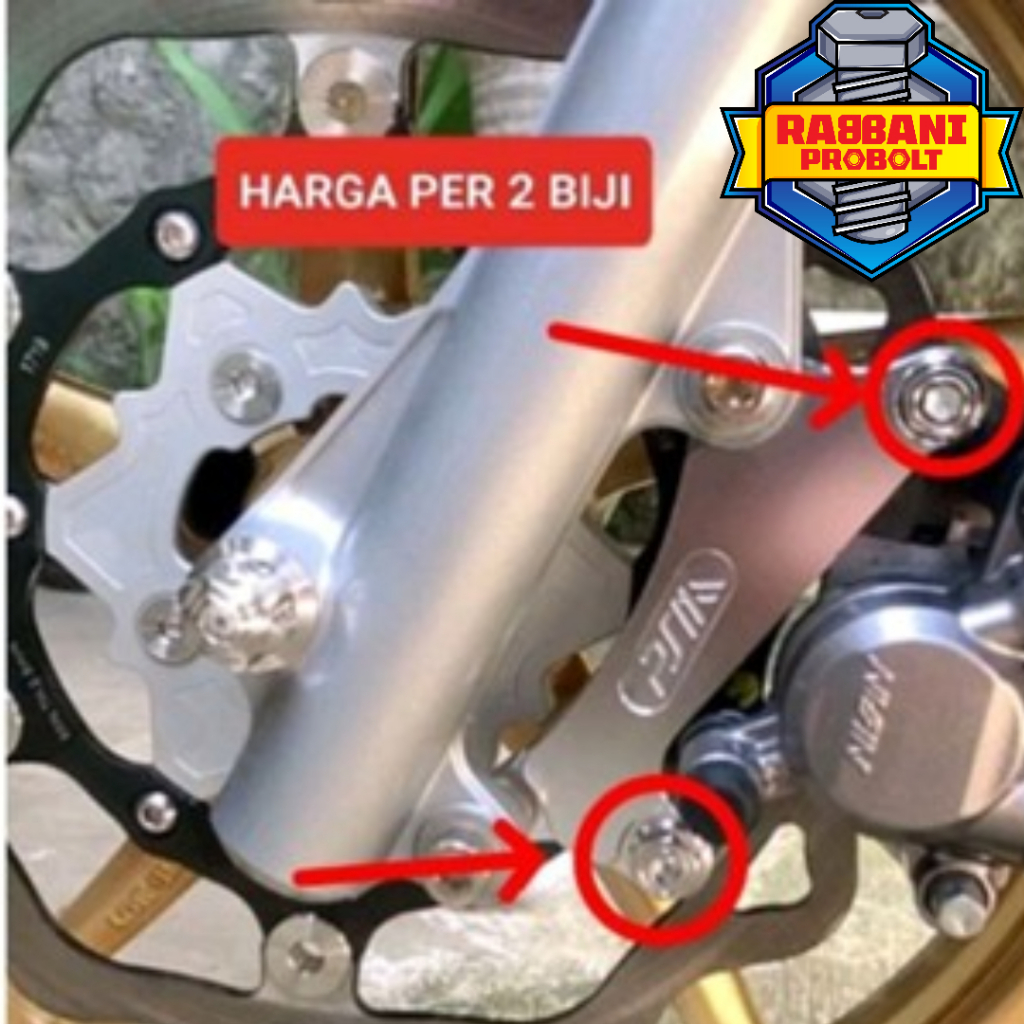 Jual BAUT BREKET KE KALIPER VARIO BEAT SCOOPY STAINLESS100% ORI HENG ...