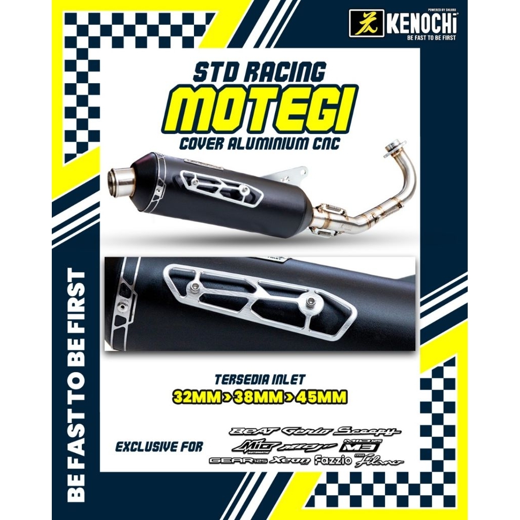 Jual knalpot standar racing kenochi motegi mio mio j mio m3 fazzio ...