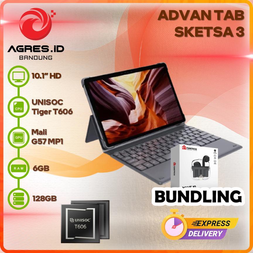 Jual ADVAN TAB SKETSA 3 LTE 6GB 128GB 10.1" HD GARANSI RESMI INDONESIA ...