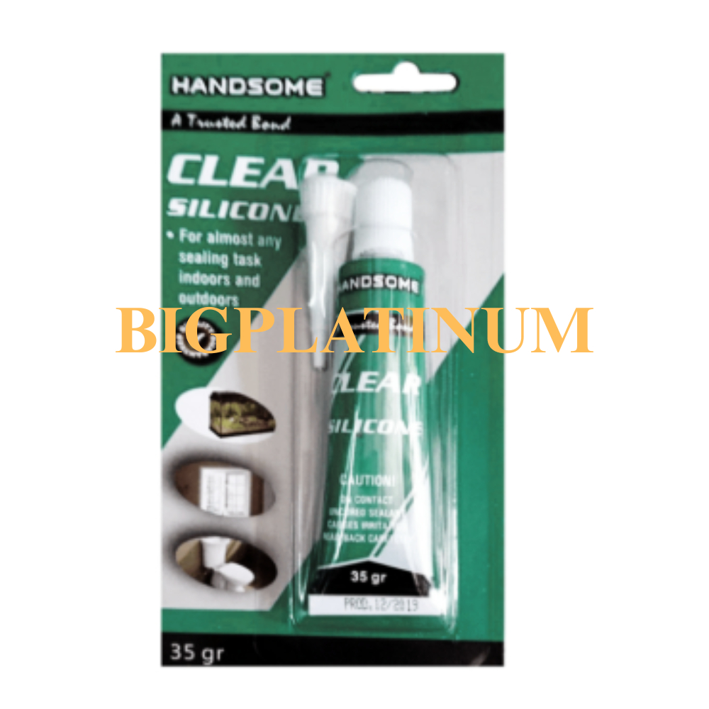 Jual HANDSOME Lem Kaca Silicone Odol Tube Kecil 35 Gram | Shopee Indonesia