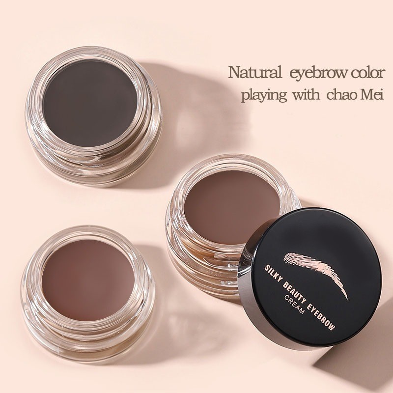 Jual EYEBROW CREAM WATERPROOF & LONG LASTING + KUAS EYEBROW 6504 ...