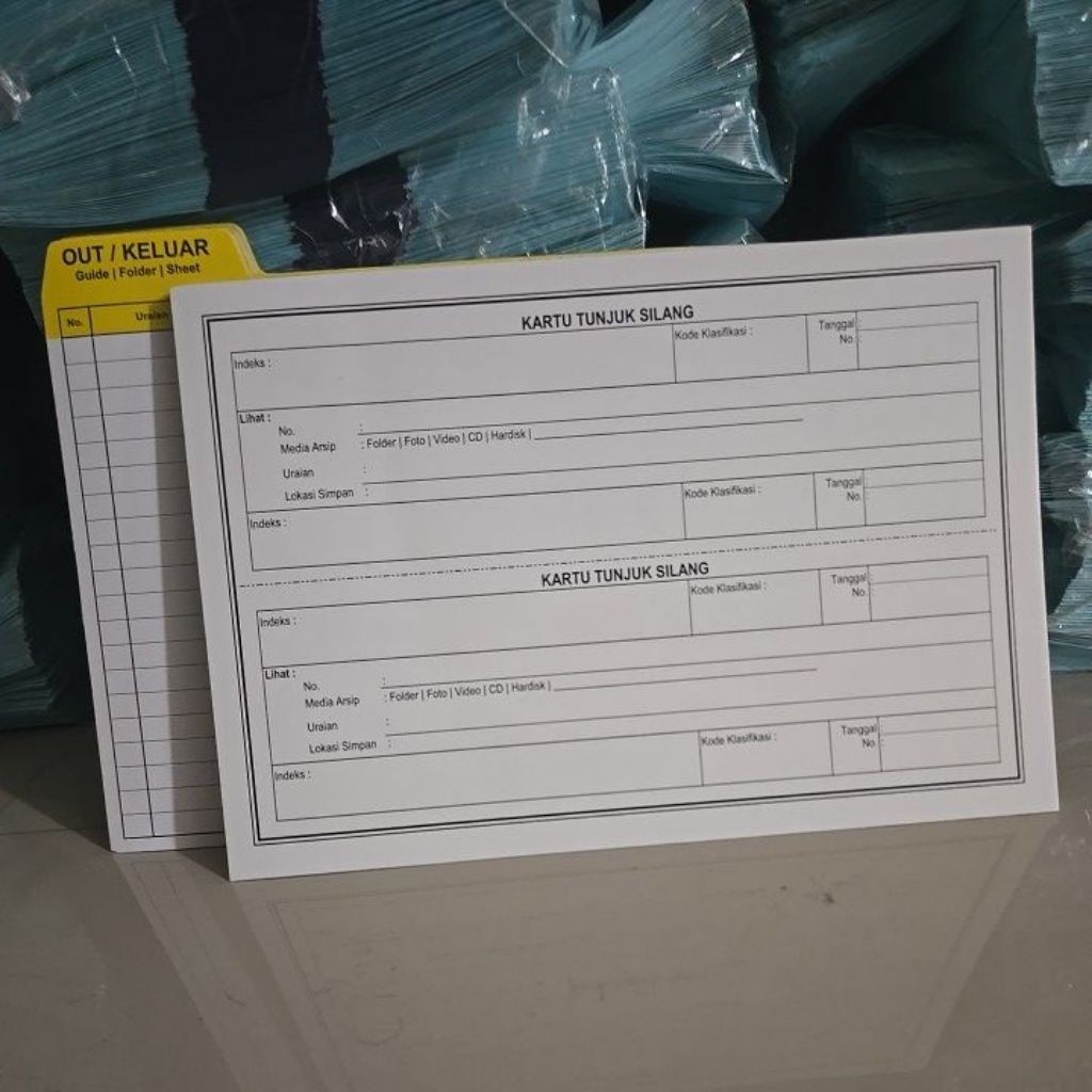 Jual Guide arsip sekat arsip out / tunjuk silang Dokumen Peralatan ...