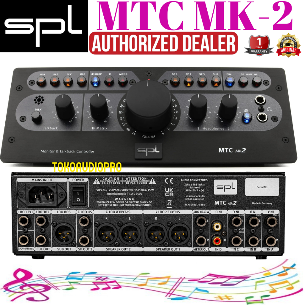 Jual SPL MTC Mk2 Monitor and Talkback Controller | Shopee Indonesia
