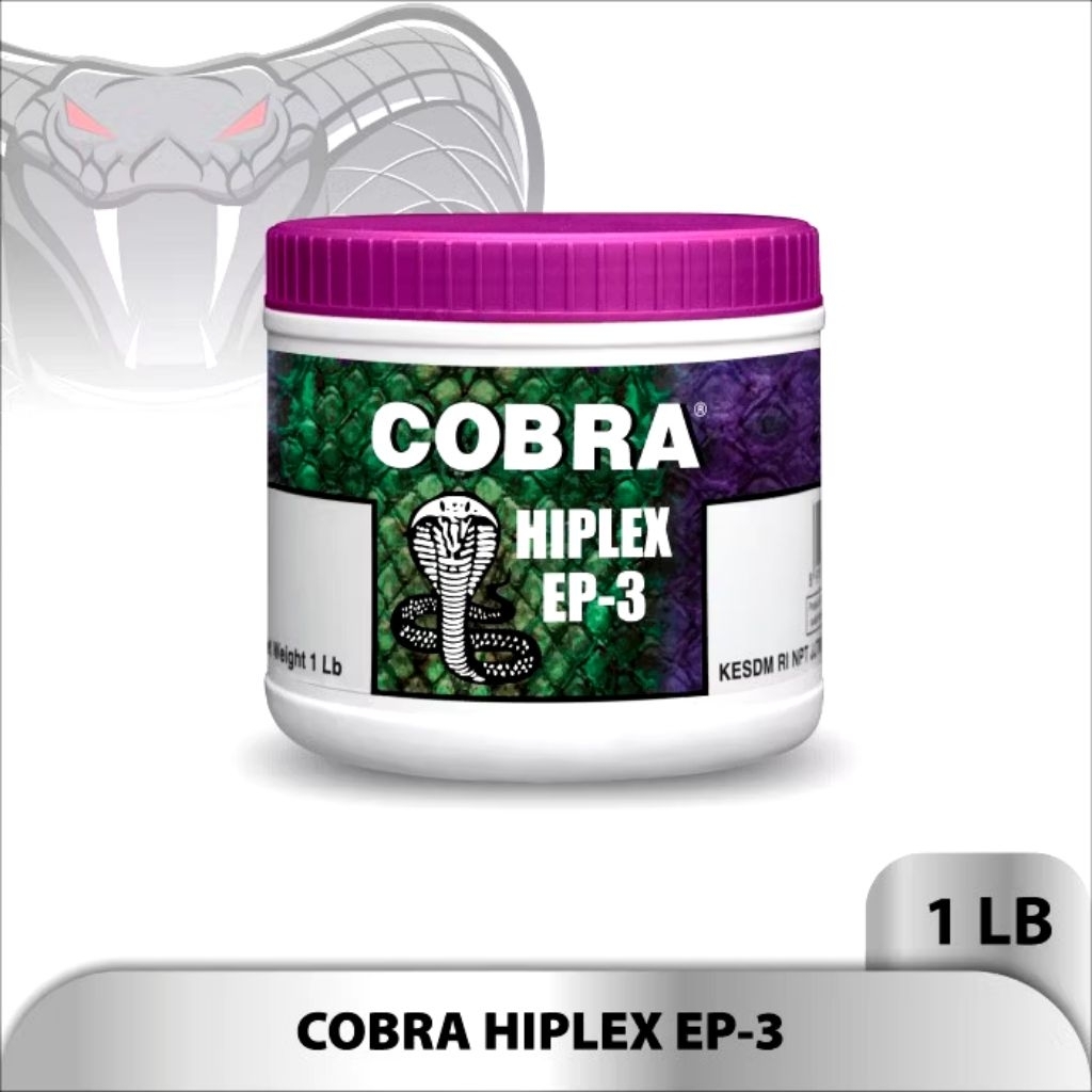 Jual REPACK/KEMAS ULANG GREASE/STEMPET/GEMUK COBRA HIPLEX EP-3 | Shopee ...