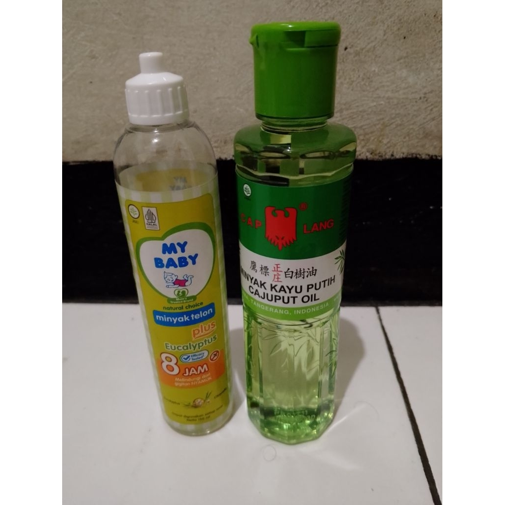 Jual Paket hemat 2 pcs ( 1minyak telon 90ml+minyak kayu putih 120ml ...