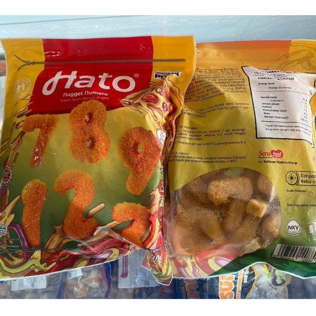 Jual Hato Nuget Bentuk Angka/Numero 500gr | Shopee Indonesia