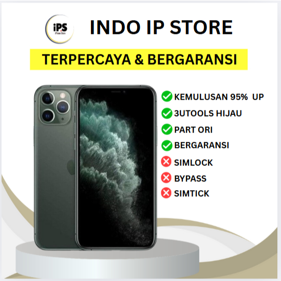 Jual IP 11 Pro 64GB 256GB Second Inter Fullset LCD ORI 100 Good ...