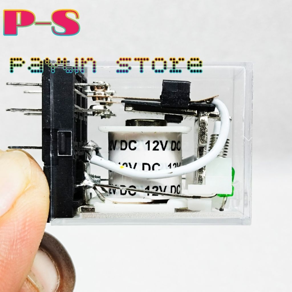 Jual Rilay My2N DC 12V Kaki 8 8 Ampere /Relay ZN My2n 12 Volt 5A 8 Pin ...