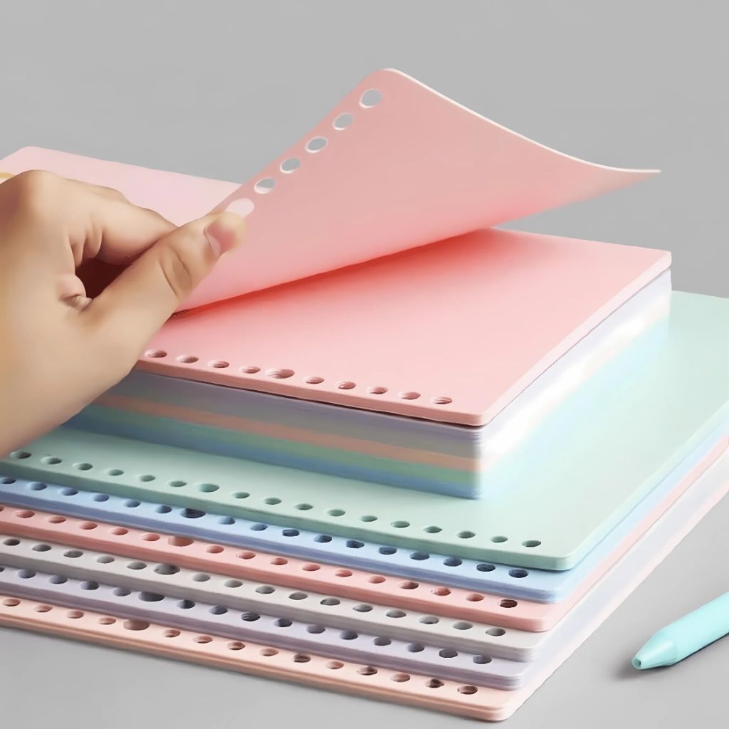 Jual (25 Lembar)Loose Leaf A5, B5 Kertas File isi Binder, 20 Holes A5, 26 Holes B5, A4, 50 Sheet ...