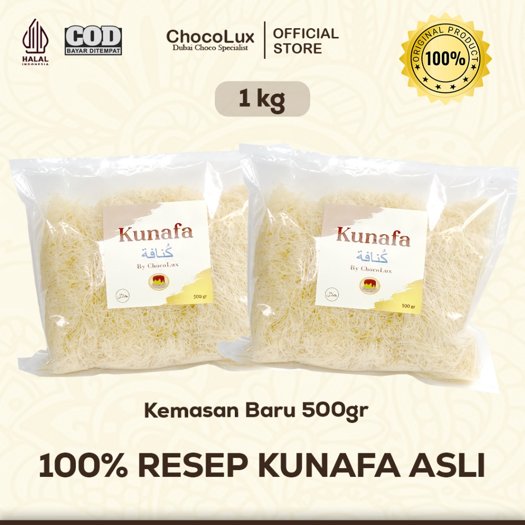 Jual Kunafa Pastry Frozen 1Kg / Kunafa Arab / Kataifi Untuk Dessert dan ...