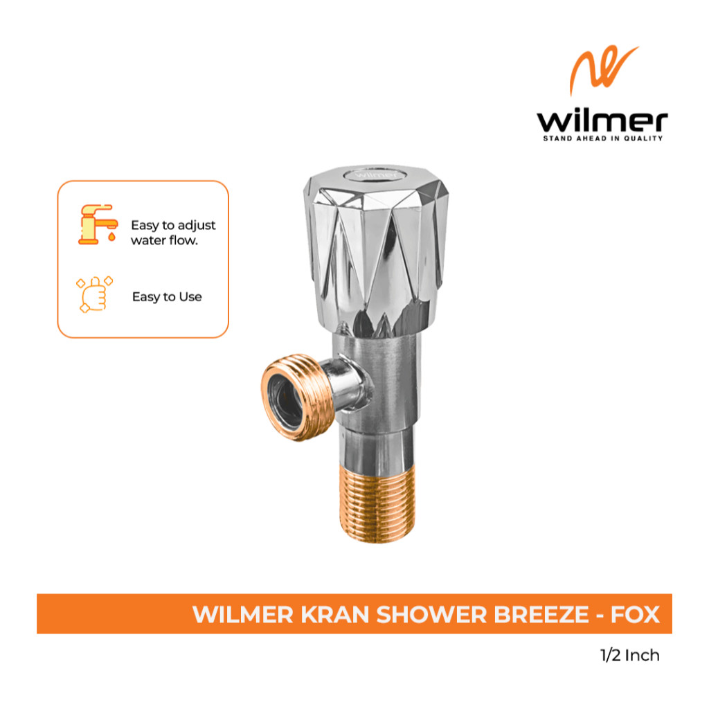 Jual WILMER Kran AIr Shower Putar Fox Breeze 1/2 inch - Kran Air Putar ...