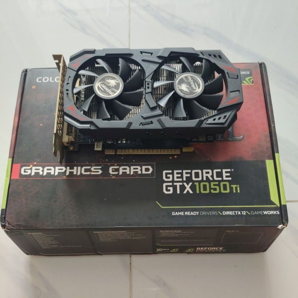 Jual VGA COLORFUL GTX 1050TI DDR5 2ND Fullset | Shopee Indonesia