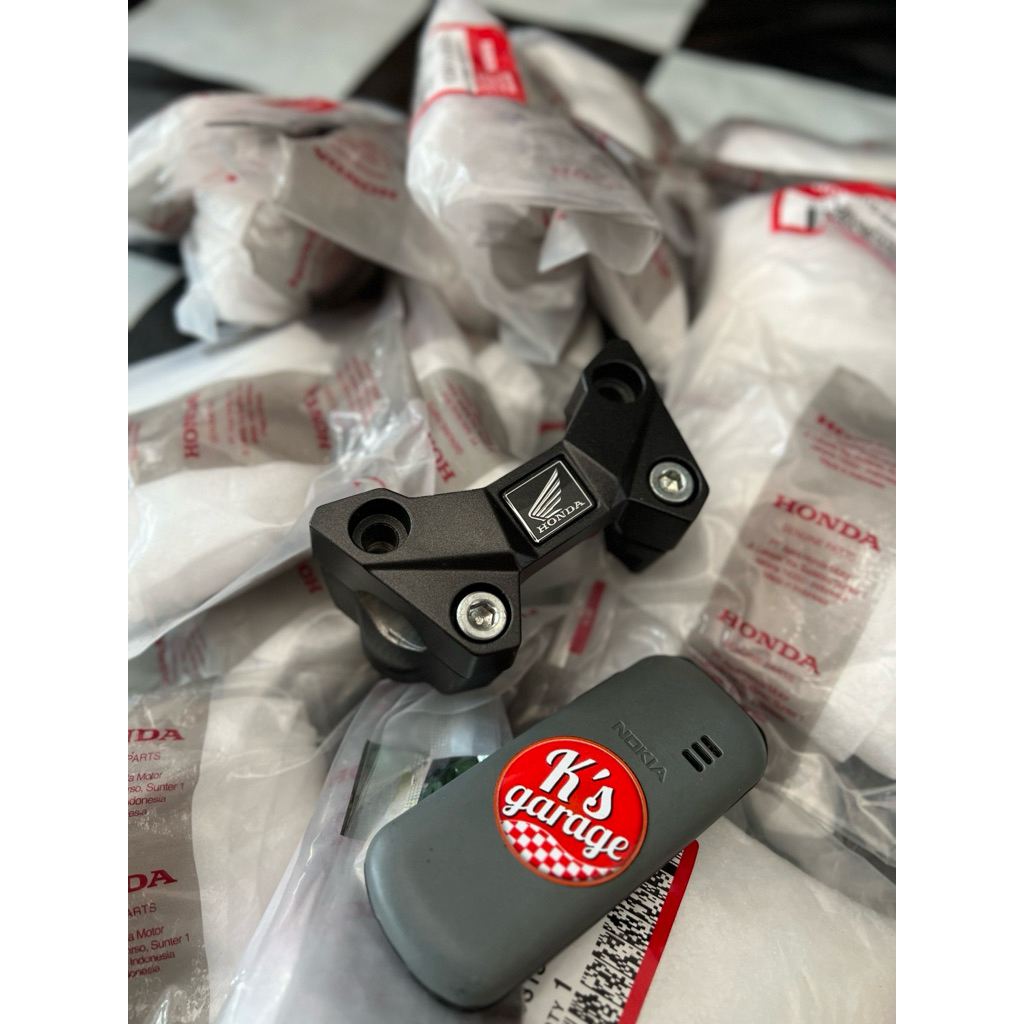 Jual raiser stang klem stang stir honda cb150r led original baru AHM ...