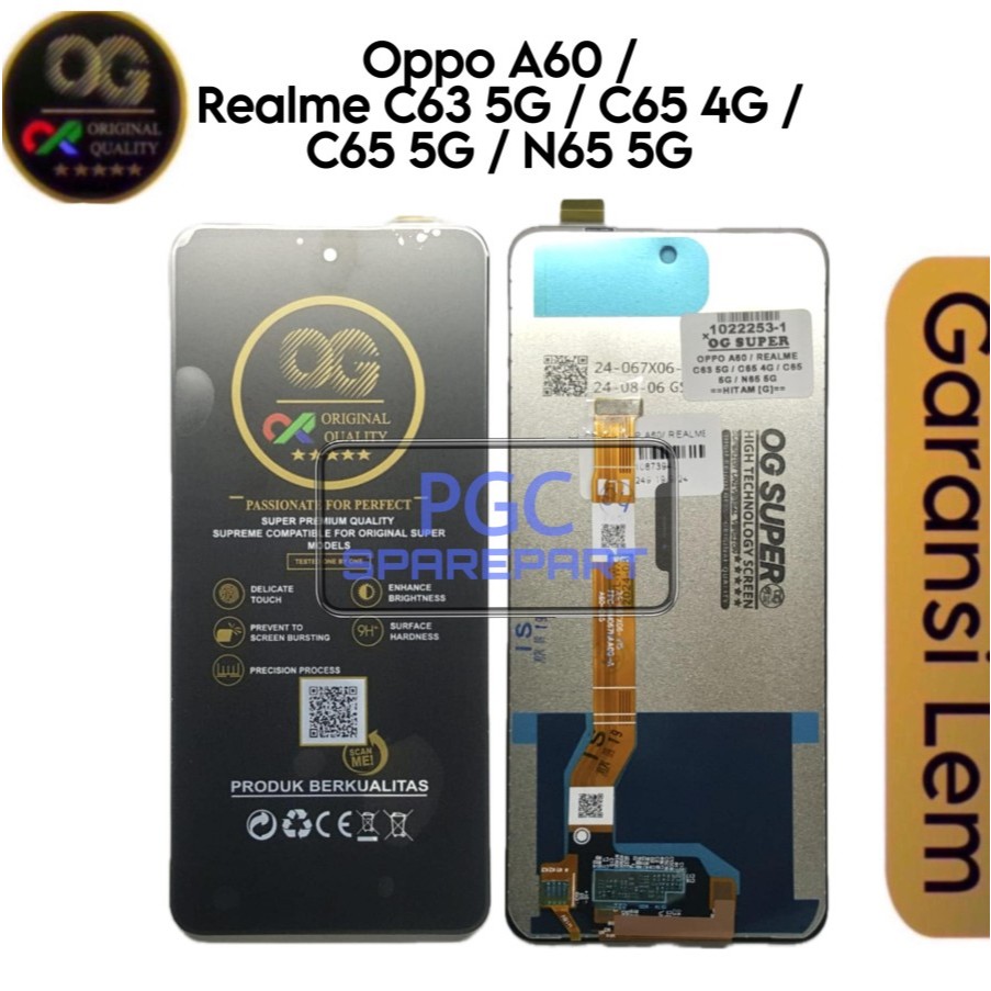 Jual ORIGINAL OG SUPER LCD Touchscreen Fullset Oppo A60 / Realme C63 5G ...