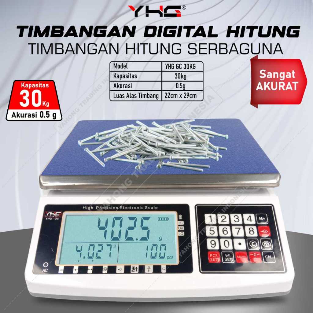 Jual Timbangan Digital 30kg 15kg Khusus Hitung Barang Pcs Counting ...