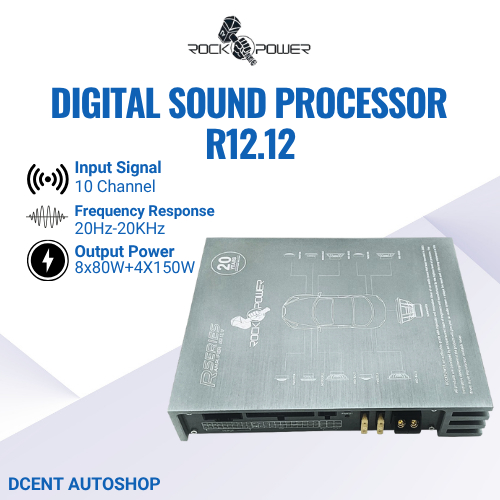 Jual Digital Sound Processor ROCKPOWER R12.12 - 12CH - DSP Built in ...