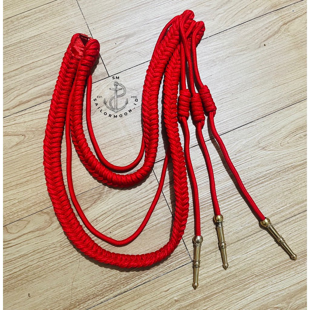 Jual TALIKUR MERAH JAS PDU TALI KOMANDO MERAH TALIKOOR MERAH TALIKUR ...