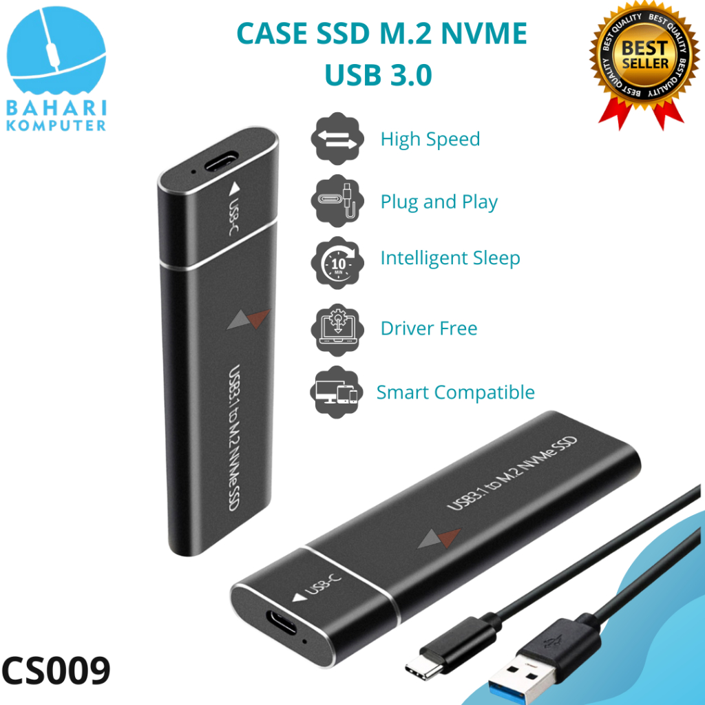 Jual Case SSD Sanurpro M.2 NVMe USB 3.1 Type-C Combo | Shopee Indonesia