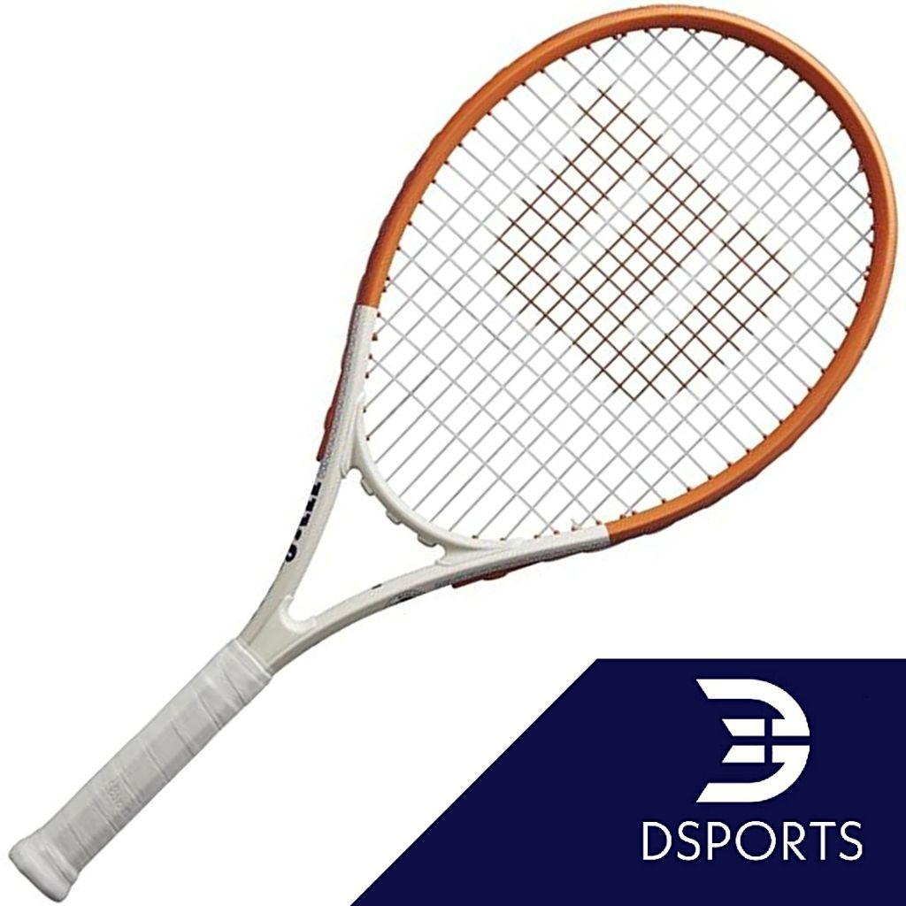 Jual Wilson Roland Garros Elite 113 275 G 16x19 275Gr RG White Clay ...