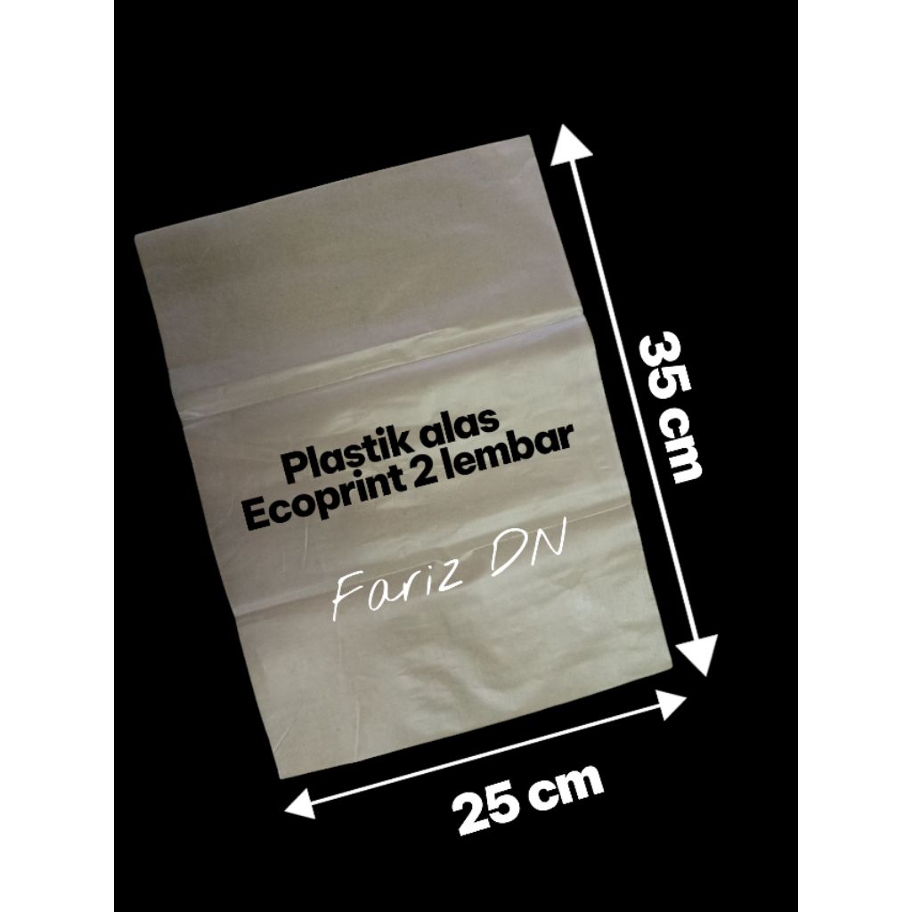 Jual plastik alas ecoprint ukuran 25x35: 2 Lembar | Shopee Indonesia