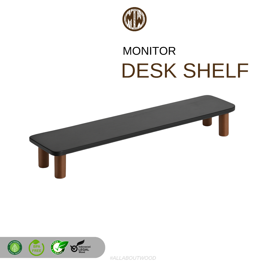 Jual MOJA WOOD | Rak Display Monitor Stand Rak Monitor Tatakan Monitor ...