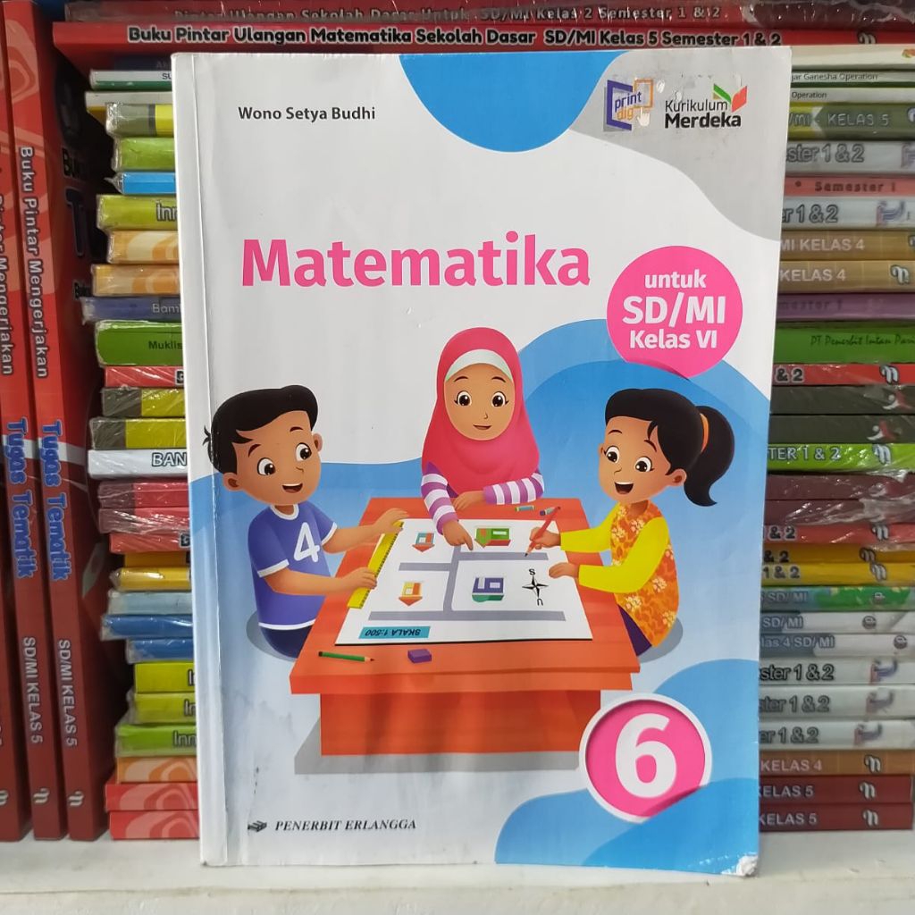 Jual Buku Paket Matematika Kelas 6 SD Kurikulum Merdeka | Shopee Indonesia
