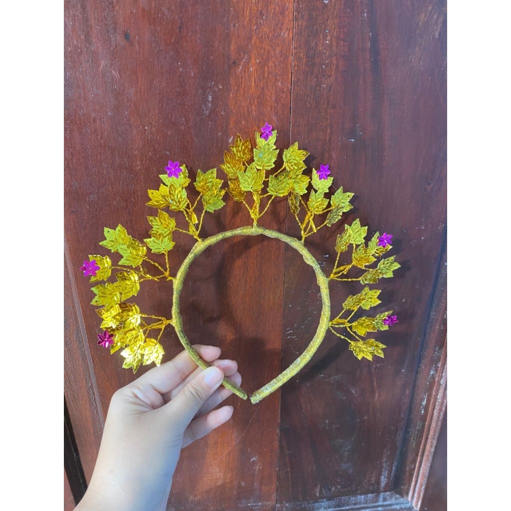 Jual mahkota bando daun modern untuk anak dan dewasa | Shopee Indonesia