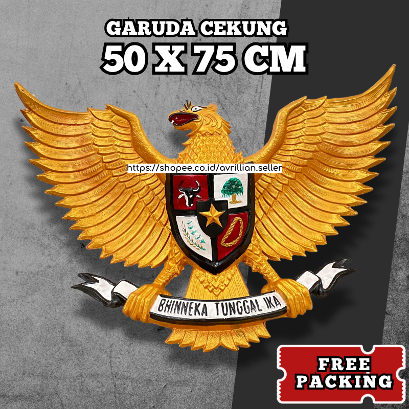 Jual Hiasan Dinding Pajangan Dinding Patung Garuda Pancasila 3 Dimensi ...