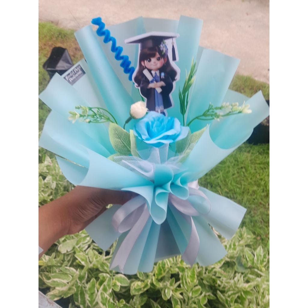 Jual BUKET BUNGA WISUDA/SEMINAR/SIDANG SKRIPSI/wisuda paud/TK/isi bunga ...