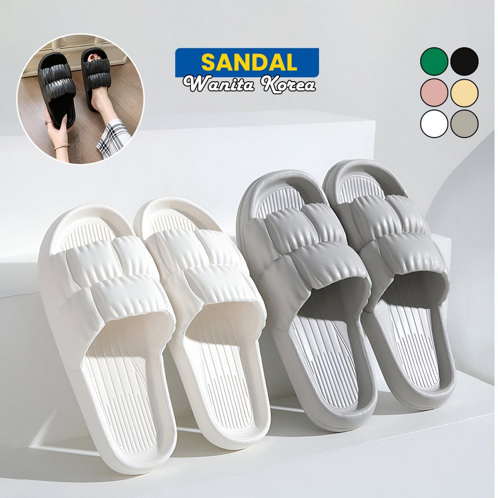 Jual EC Sandal Jelly Wanita Korean Style Import Bahan EVA Anti Slip ...