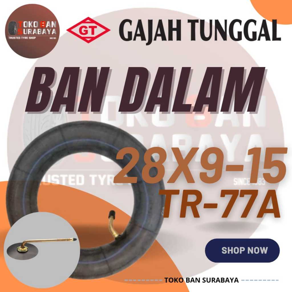 Jual Ban Dalam Forklift 28x9-15 TR-77A GAJAH TUNGGAL 28 x 9 - 15 28/9/15 TR77A TR 77 A 77A ...
