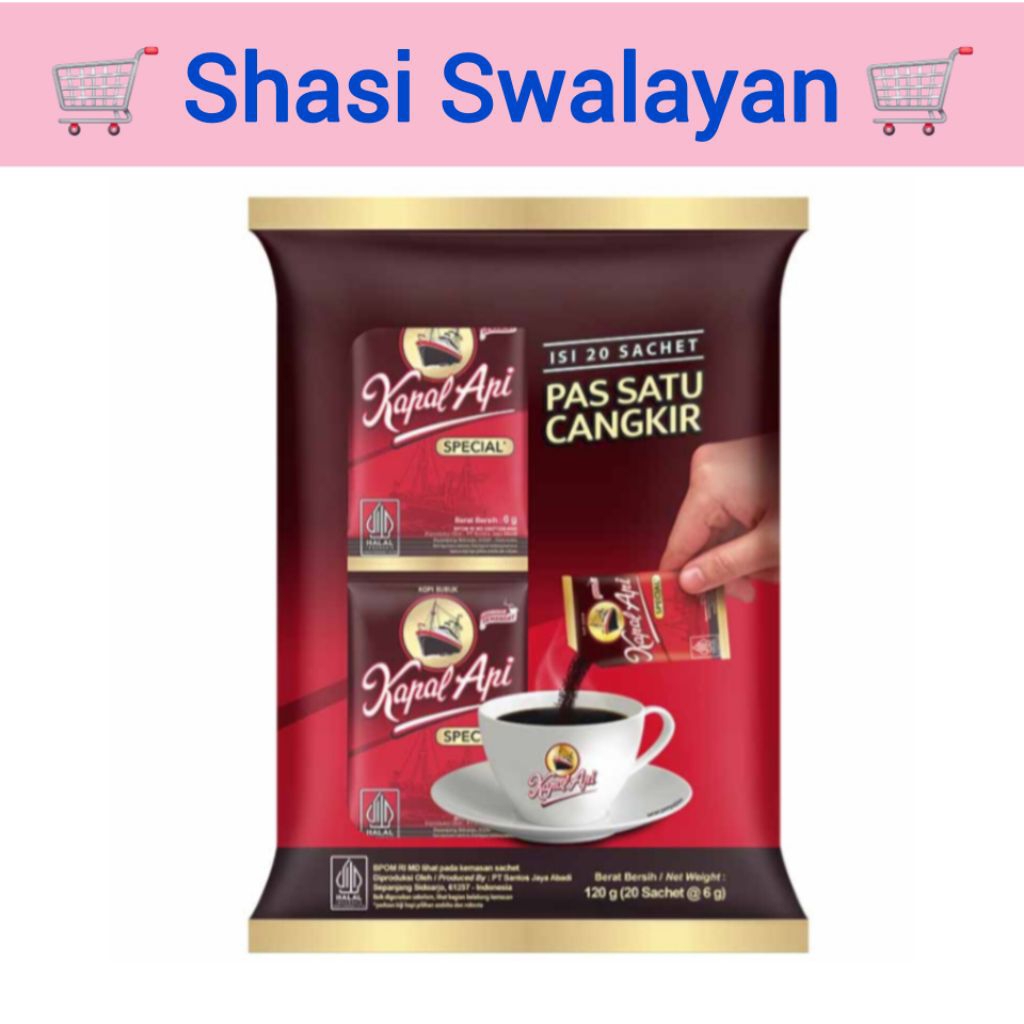 Jual Shasi - Kapal Api Kopi Special Mini 20 sachet x 6 gram | Shopee ...