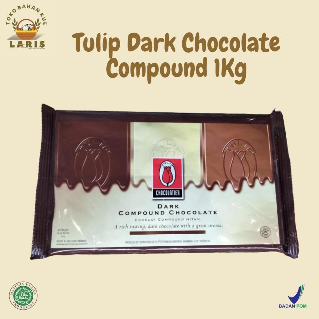Jual TULIP DARK CHOCOLATE COMPOUND KEMASAN 1 KG | Shopee Indonesia