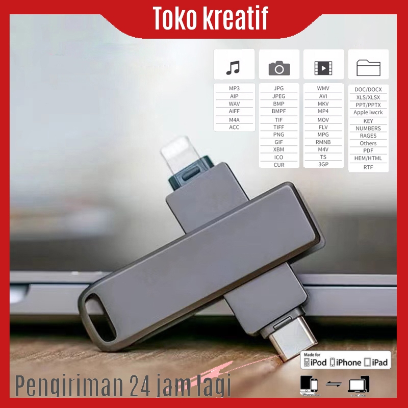 Jual 1TB Flashdisk OTG - 2-in-1 USB for iPhone, iPad, and Computer ...
