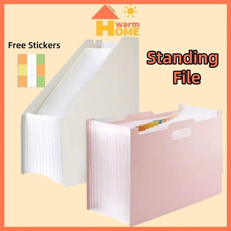 Jual Standing file A4 / File folder document bag/ Free Stickers/Tas ...