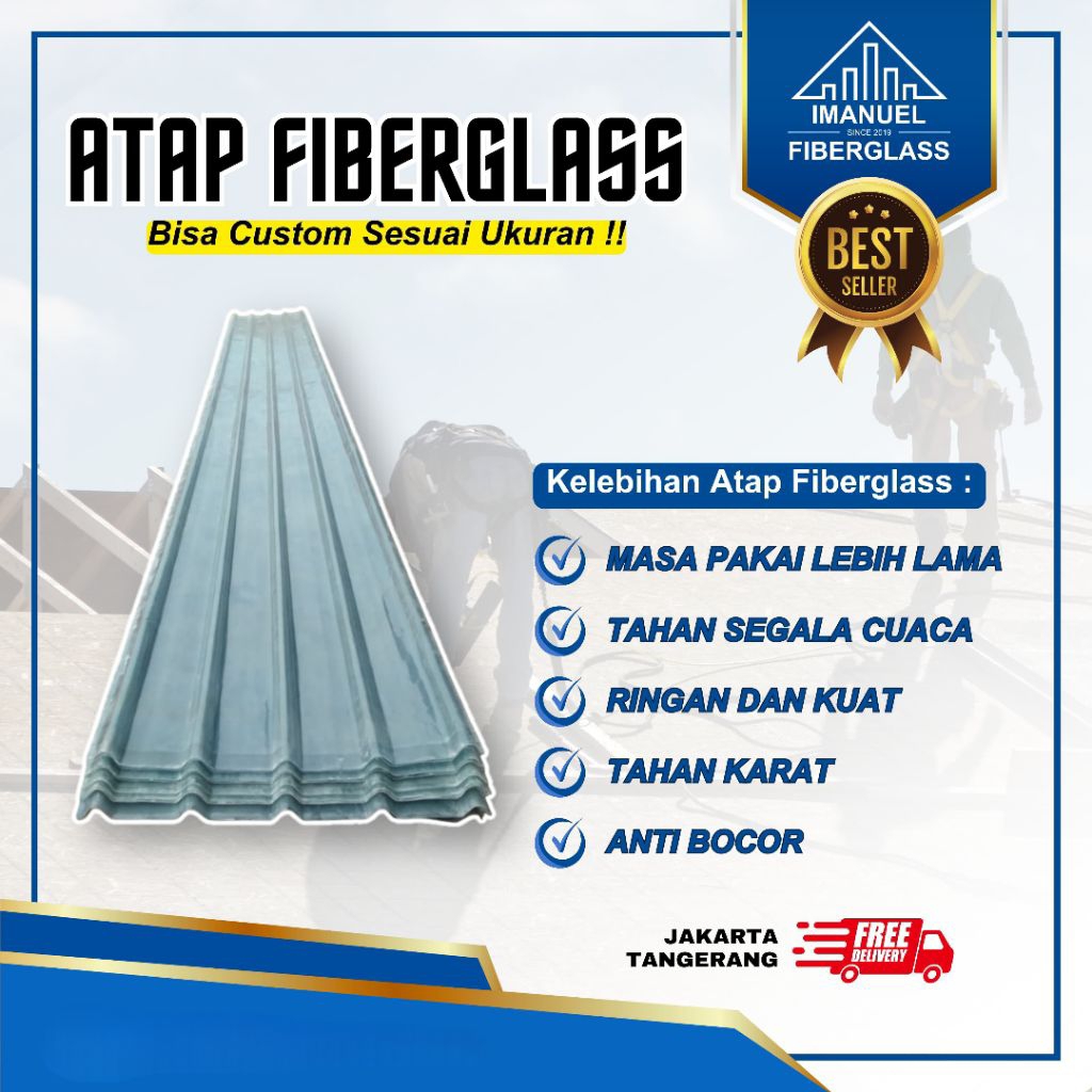 Jual atap transparan, atap bening, atap fiberglass,atap spandek ...