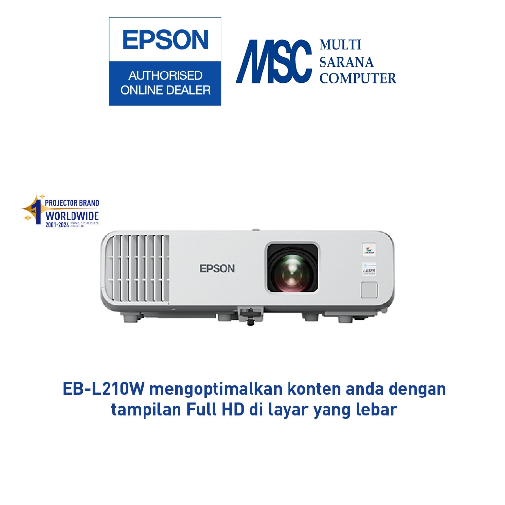 Jual EPSON Projector EPSON EB-L210W L210W Laser WXGA 4500 Lumens ...