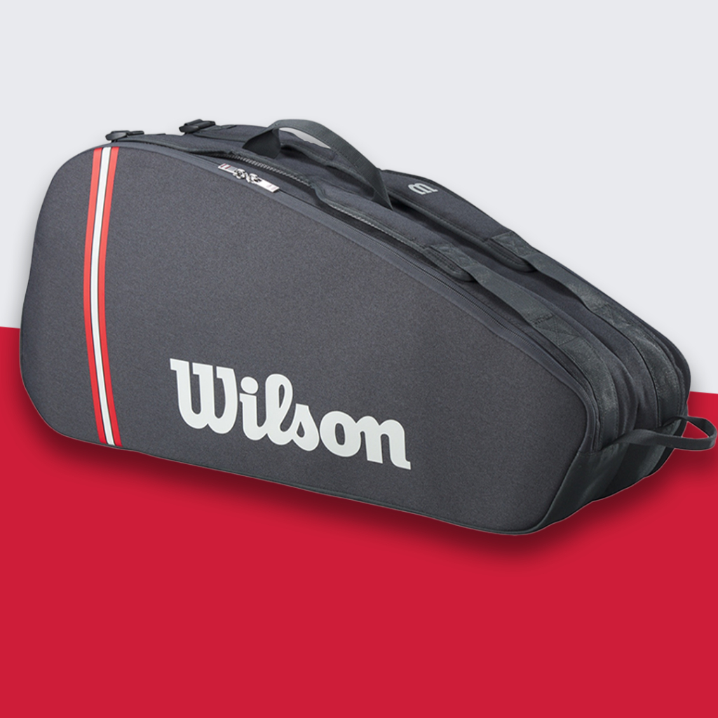 Jual Tas Tenis Wilson Tour Black 6 Pack 2025 Bag Tennis Bag Original ...